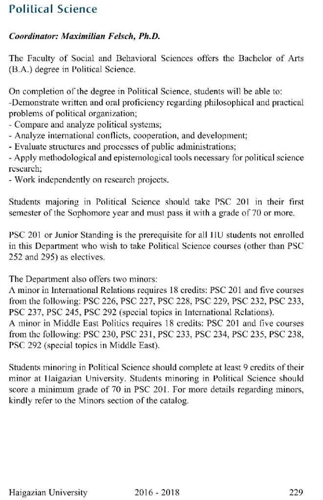 Political Science